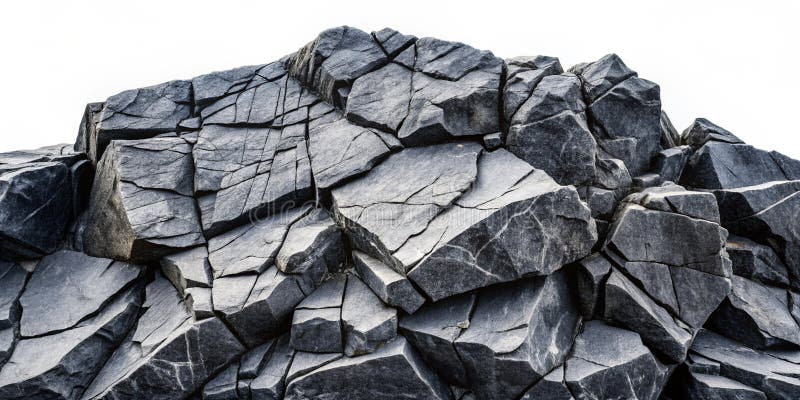 Black and White Rock Texture with Mountain Surface Cracks Stock ...