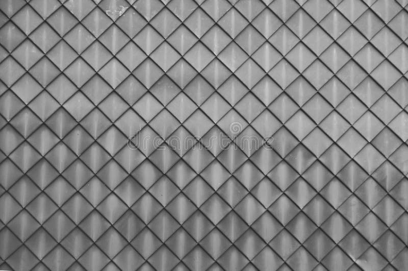 Black and White Roof Tile with a Checkered Structure Stock Image ...