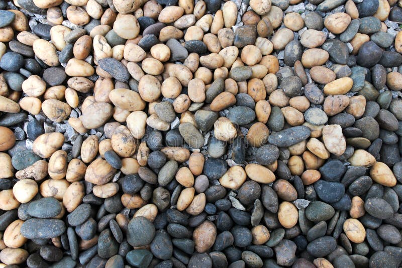 Black and White Round Rock Smooth Stock Image - Image of black, color ...