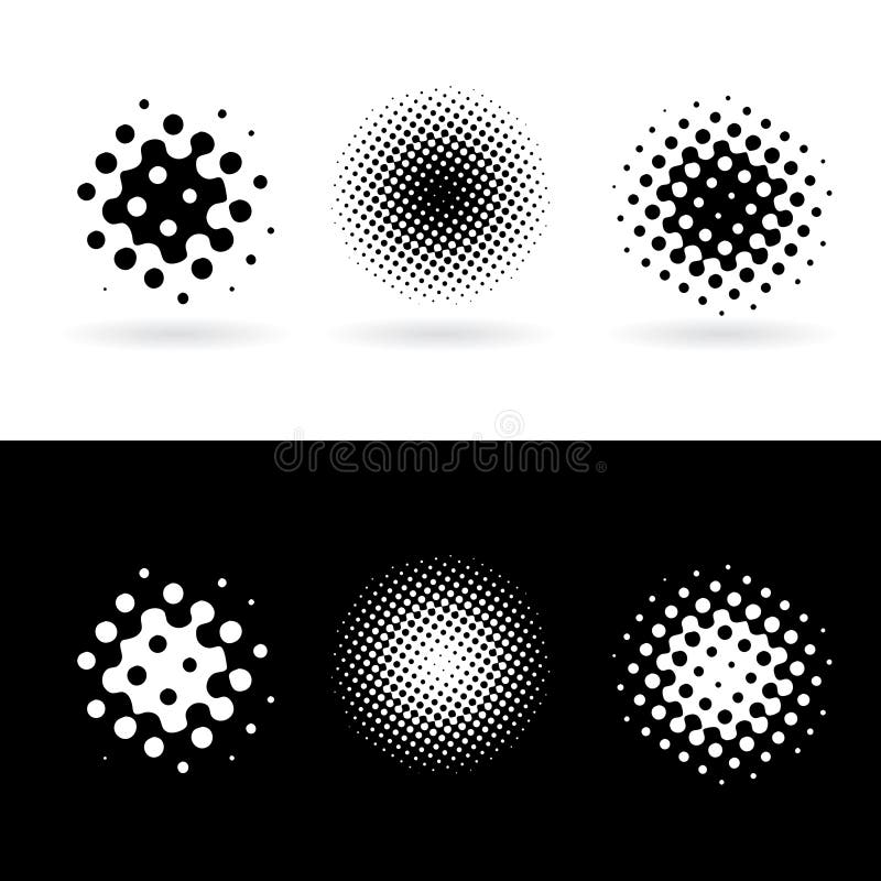 Cmyk halftone dots stock vector. Illustration of cyan - 17307339