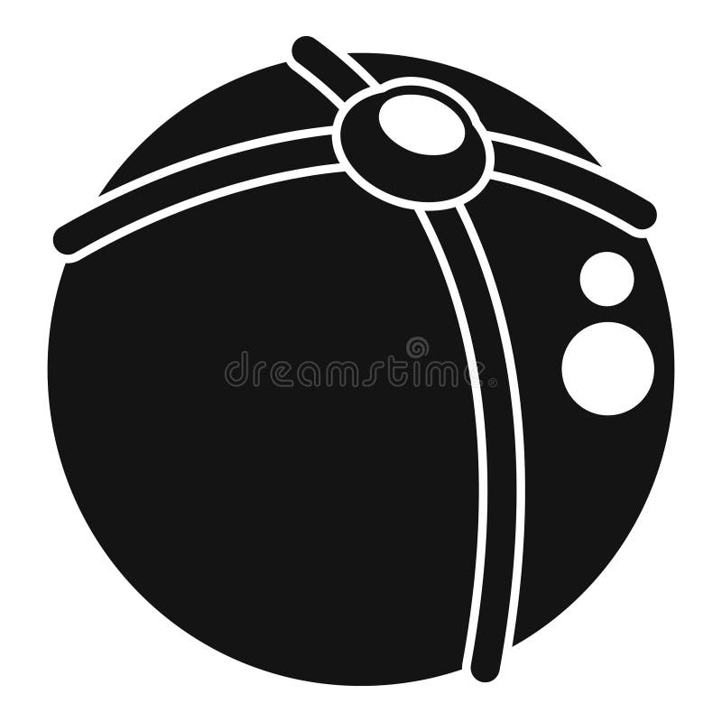 Black and White Rubber Ball for Bouncing and Playing Stock Vector ...
