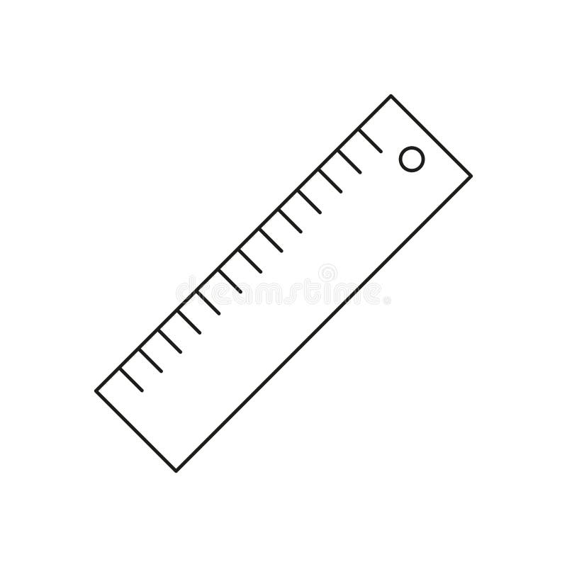 Black and white ruler-01 stock illustration. Illustration of ruler ...