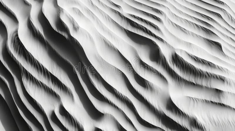 Black and White Sand Dune Texture Photography Stock Illustration ...