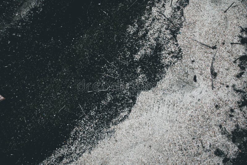 Black and White Sand Texture Stock Image - Image of formation, horizon ...