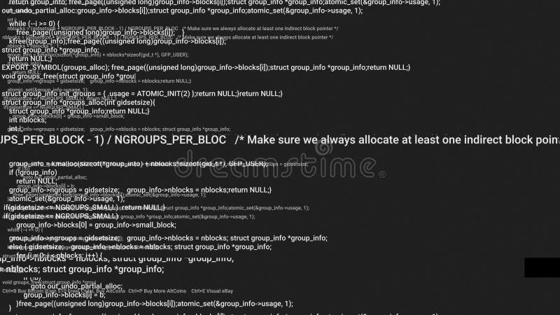 Red Screen Coding Hacker Concept Animation With Glitch Stock Video