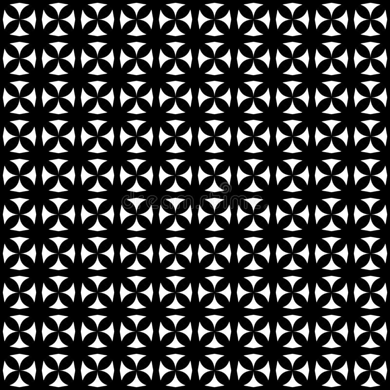 Black and White Seamless Geometrical Pattern Stock Vector ...