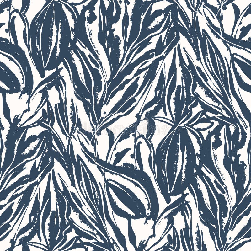 Black and White Seamless Grunge Pattern. Stock Vector - Illustration of ...