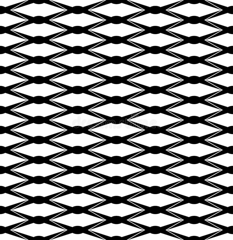 Black and White Seamless Pattern, Abstract Background. Stock ...