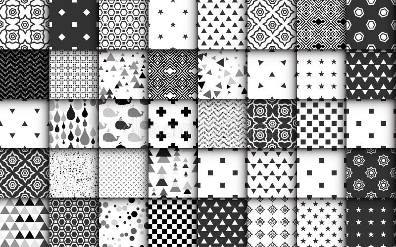Black and White Seamless Pattern. Black and White Seamless Pattern ...