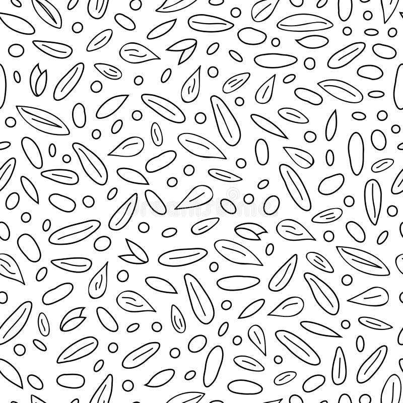 Seamless Pattern with Grains. Stock Vector - Illustration of grain ...