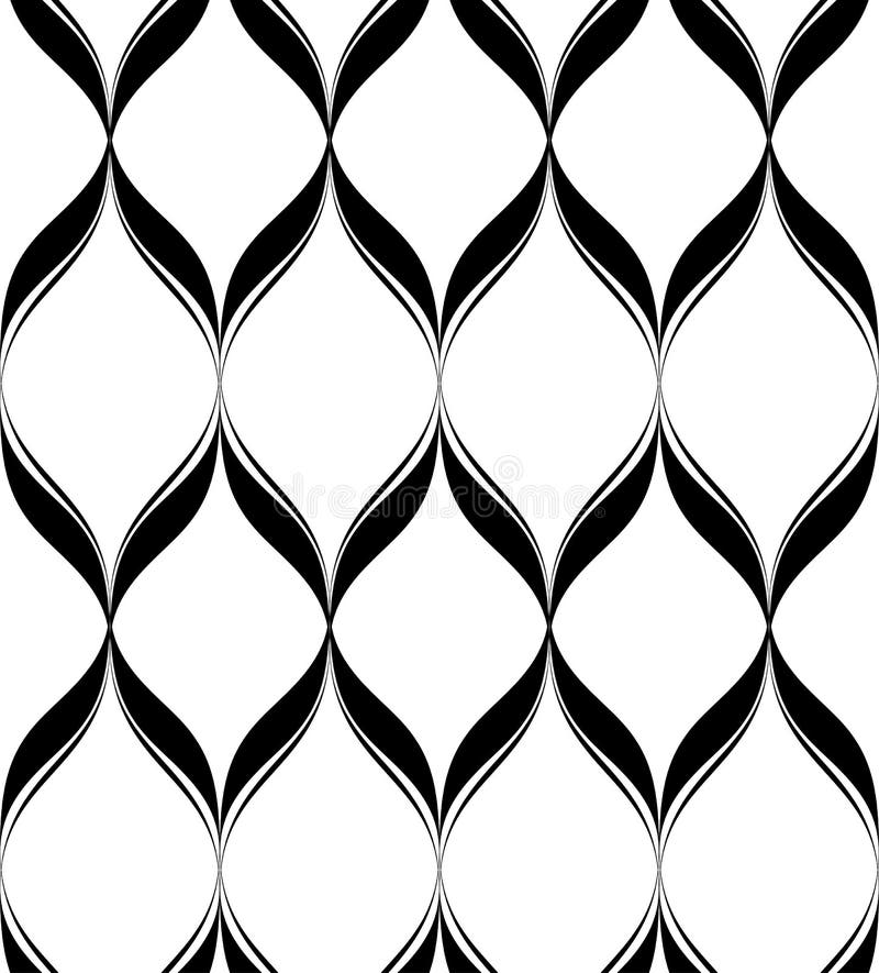 Black and White Seamless Pattern Modern Stylish, Abstract Backgr Stock ...