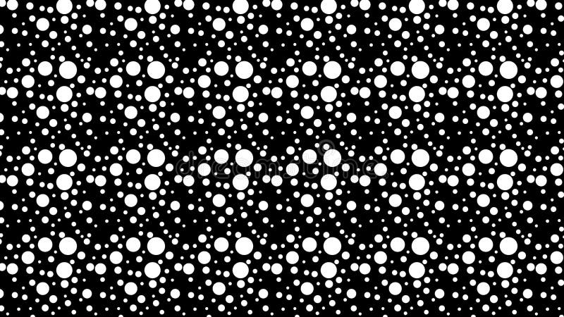 Black and White Seamless Random Scattered Dots Pattern Illustrator ...