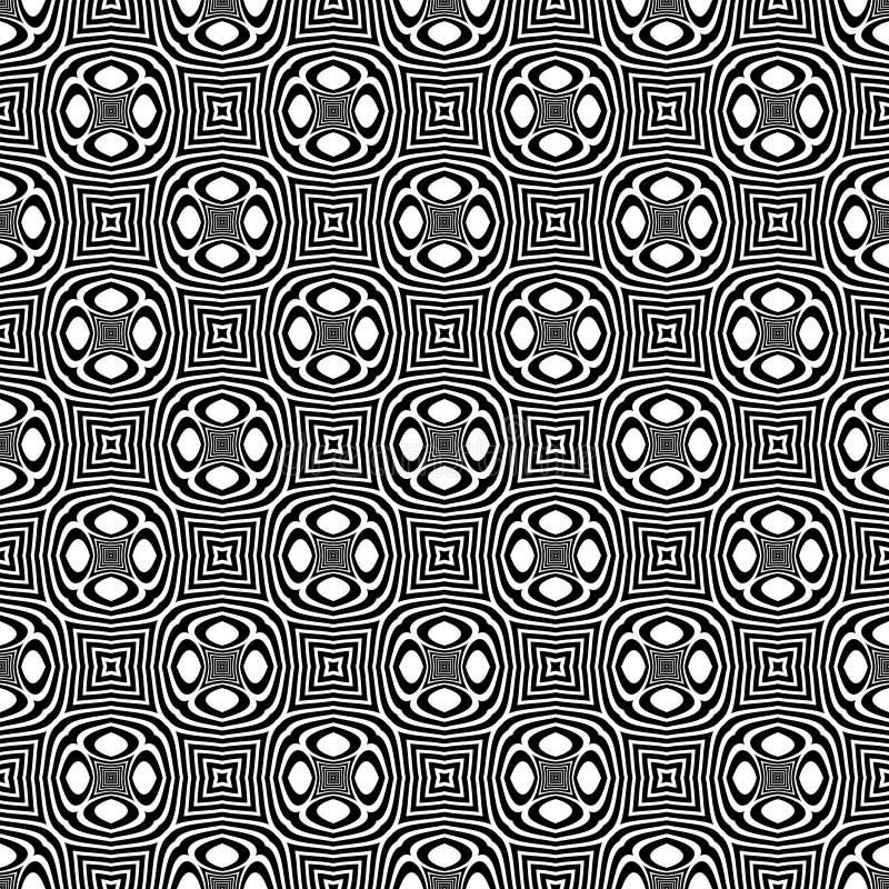 Black and White Seamless Repeating Vector Pattern. Background Idea ...