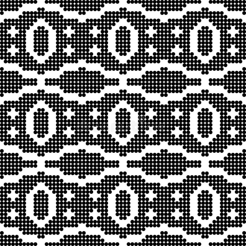 Black Lace Texture Seamless