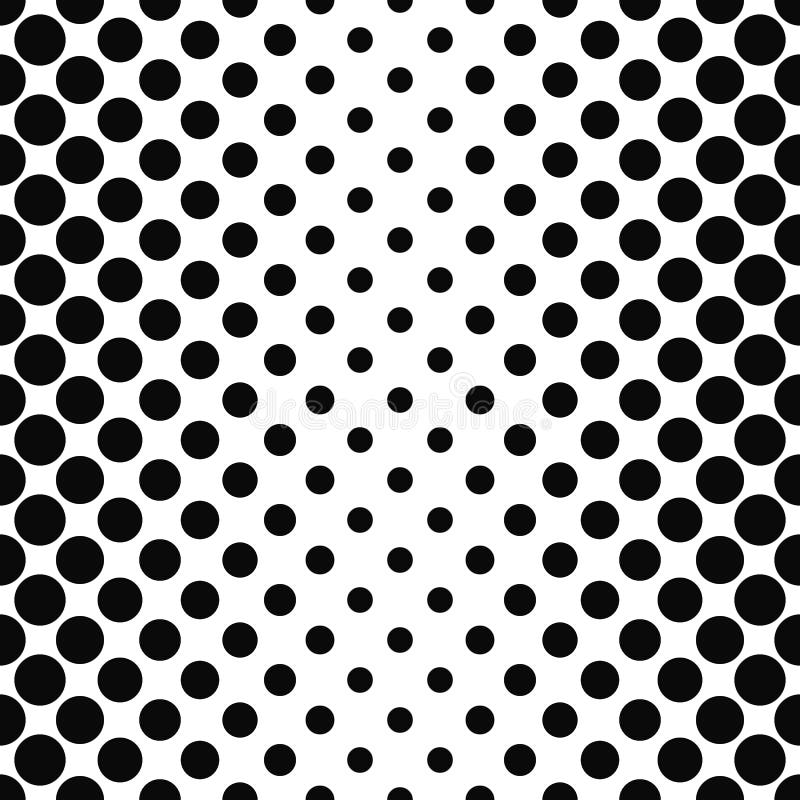 Black White Seamless Vertical Dot Pattern Stock Vector - Illustration ...