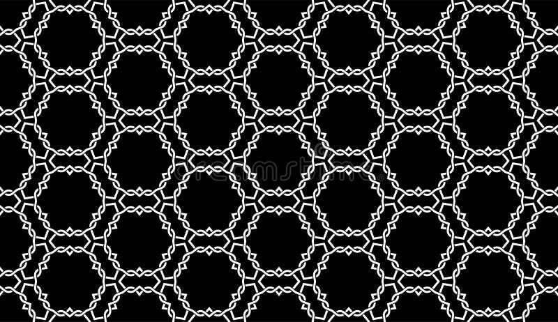 Black and White Seamless Wire Checks Geometrical Pattern Stock Vector ...