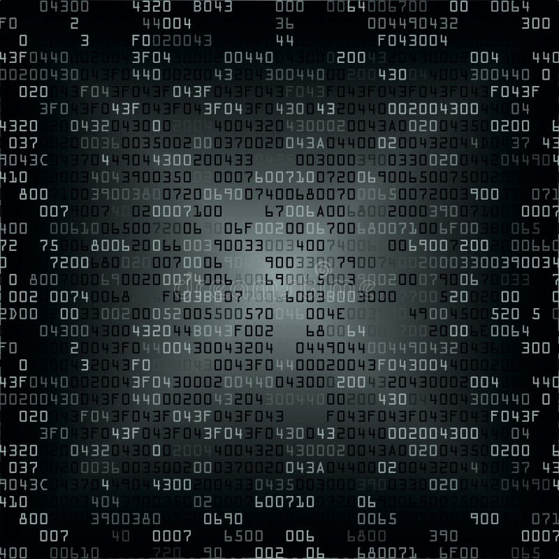Black And White Security Background With HEX-code Stock Vector ...