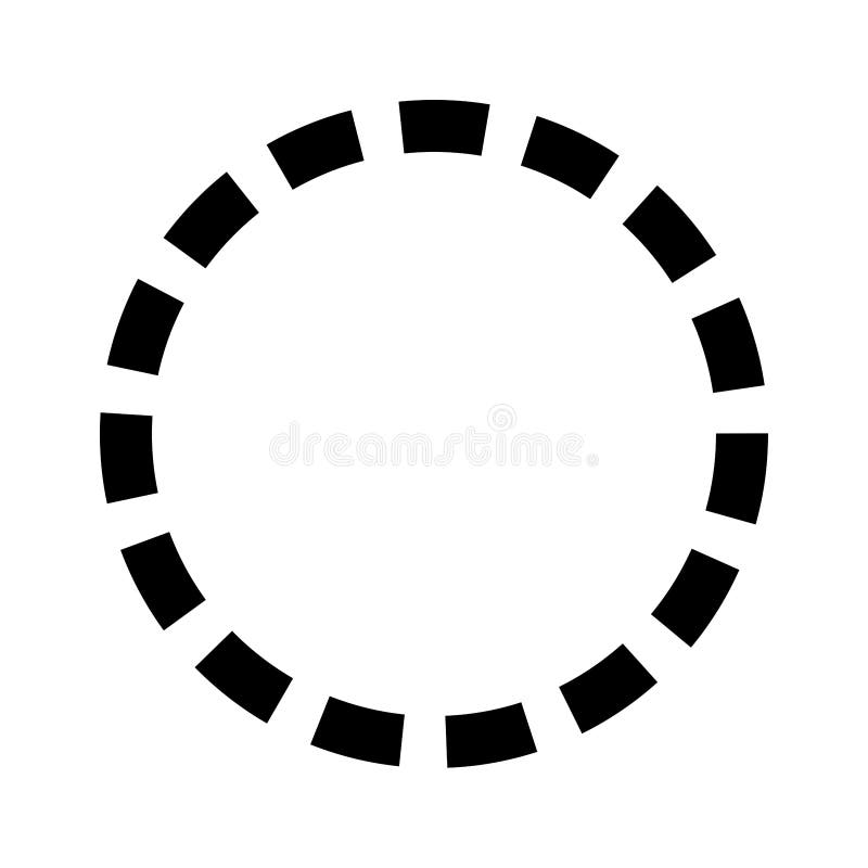 Black and White Segmented Circle, Ring Abstract Geometric Vector ... Black and White Segmented Circle, Ring Abstract Geometric Vector ...