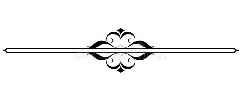 Black and White Set of Delimiters for Text Stock Illustration ...