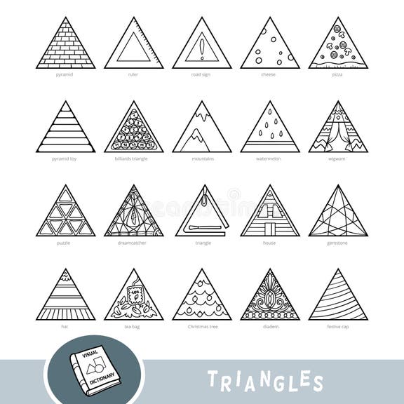 Triangle Shape Objects Stock Illustrations – 6,044 Triangle Shape ...