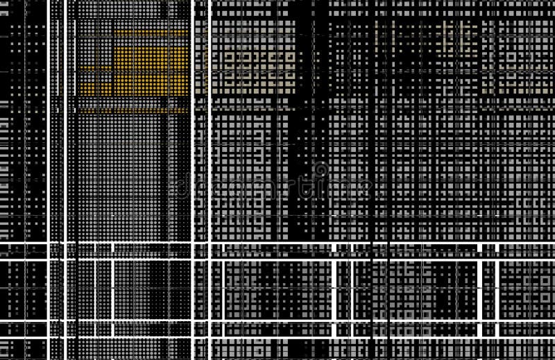 Offset Quicksilver Grid Pattern and Design in Monochrome Stock ...