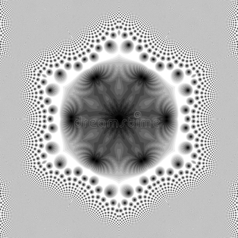 Black White Shades and Shapes Abstract Stock Illustration ...