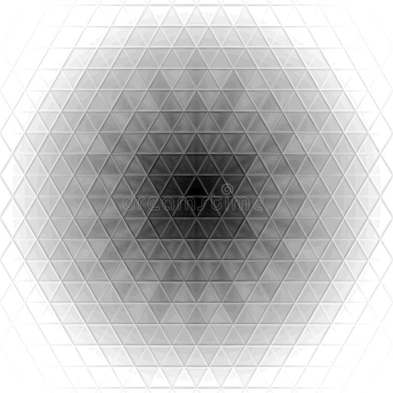 Black White Shades and Shapes Abstract Stock Illustration ...