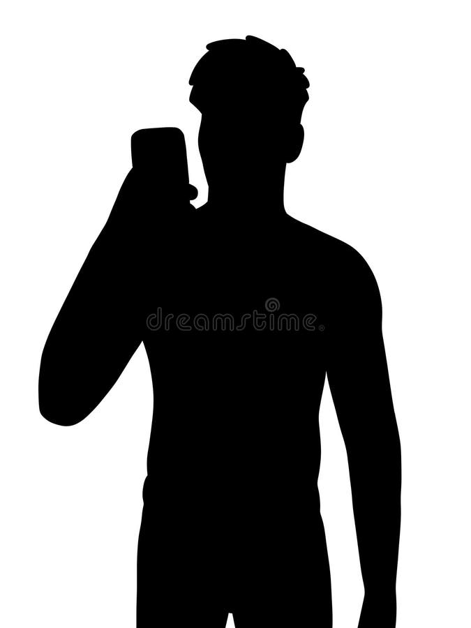 Black and White of Shape Man Stock Illustration - Illustration of style ...