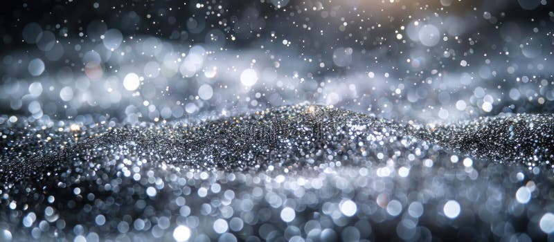 Glittering Silver Surface stock image. Image of decoration - 316879125