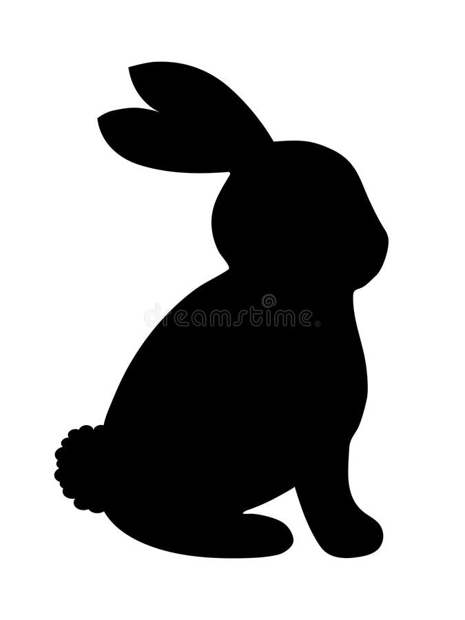 Side View White Bunny Stock Illustrations – 250 Side View White Bunny ...
