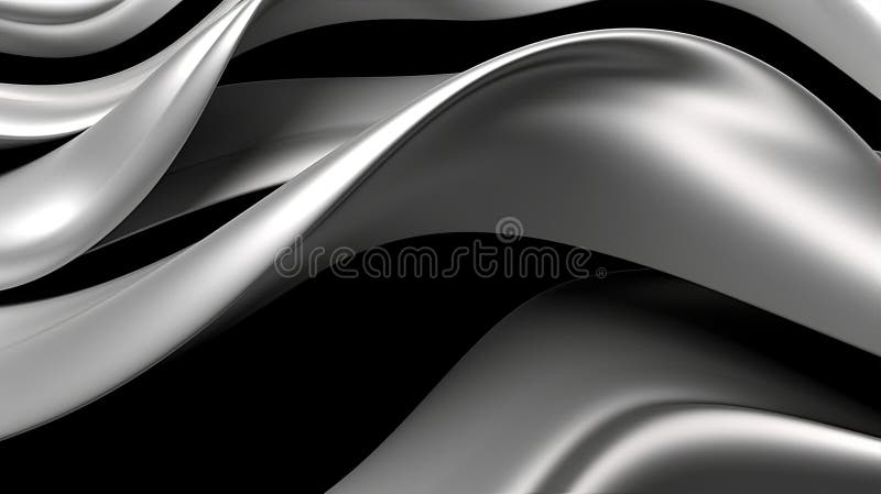 Black and White Silver Abstract Background. Created with Generative AI ...