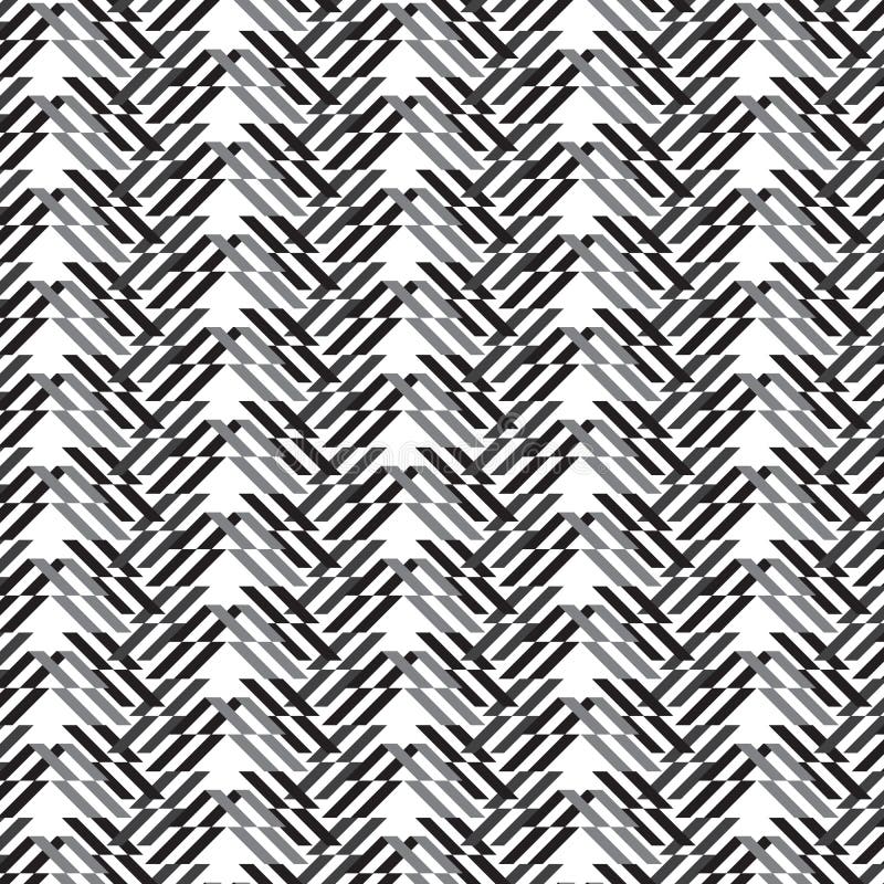 Black White and Silver Triangle Shape Vertical Striped Pattern B Stock ...