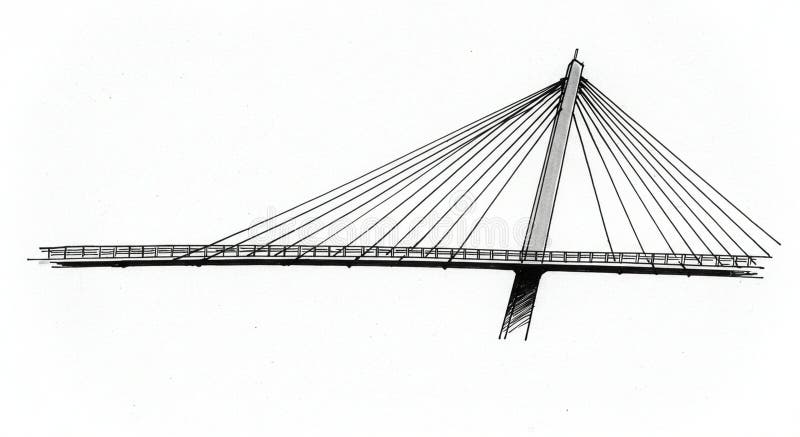Black White Overpass Bridge Stock Illustrations – 187 Black White ...