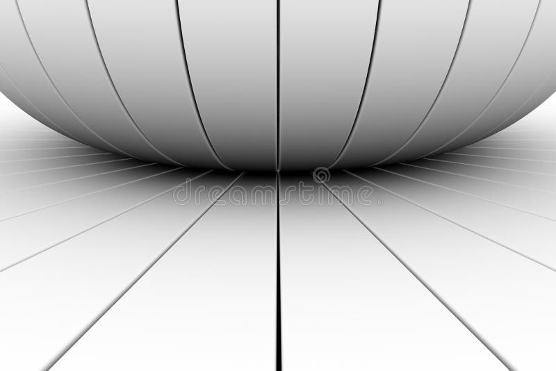 Black and White Sphere Lines Abstract Background Stock Illustration ...