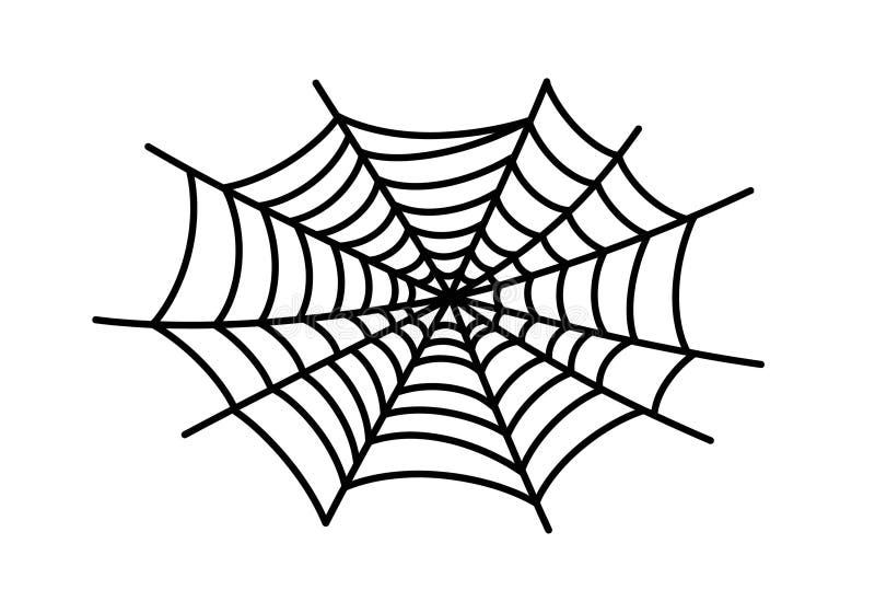 Cobweb clip art stock vector. Illustration of black - 363563208