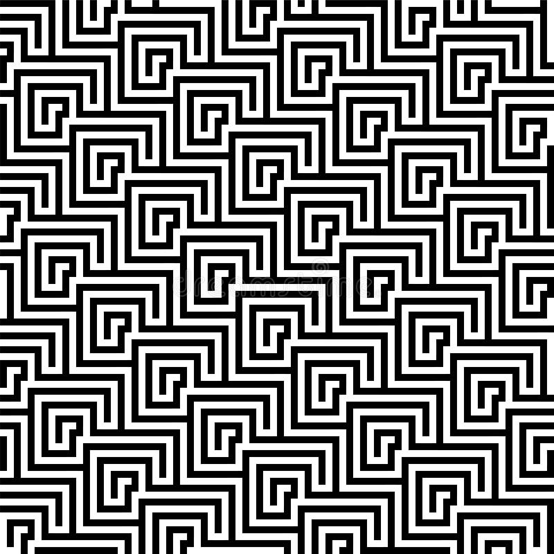 Black and White Square Pattern. Abstract Background Stock Vector ...