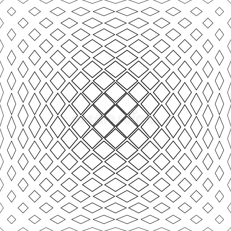 Black and White Square Pattern Background Stock Vector - Illustration ...