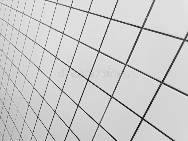 Black and White Square Tile Details and Elements of the Facade of ...