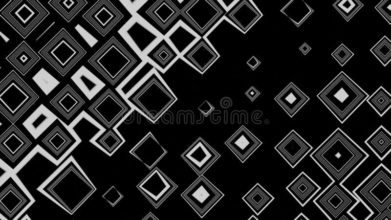 Animation of Changing Numbers in Circles Over Loading Bars and Squares ...