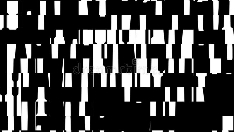 Black and White Squares Glitching on Screen. - Graphics Stock Footage ...