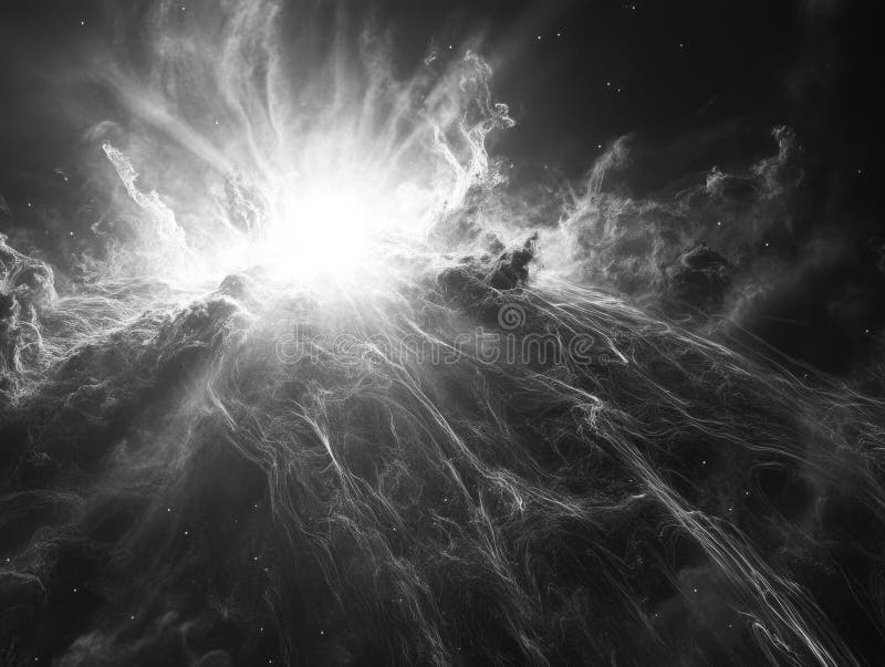 Black and White Star Burst stock image. Image of monochrome - 377945399