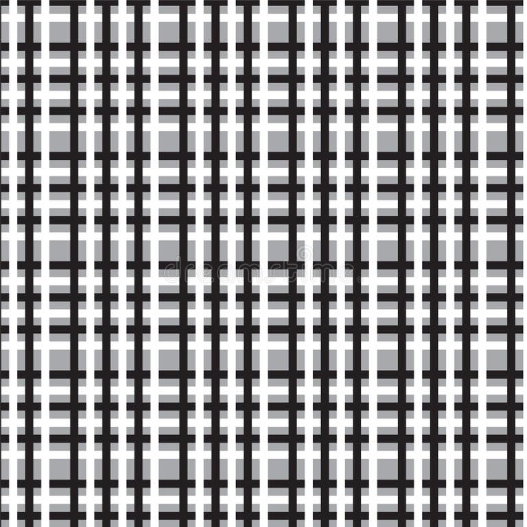 Black and White Stripe Cross Pattern Background Stock Vector ...