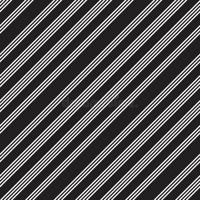 Black and White Stripe Seamless Pattern Background in Diagonal Style ...