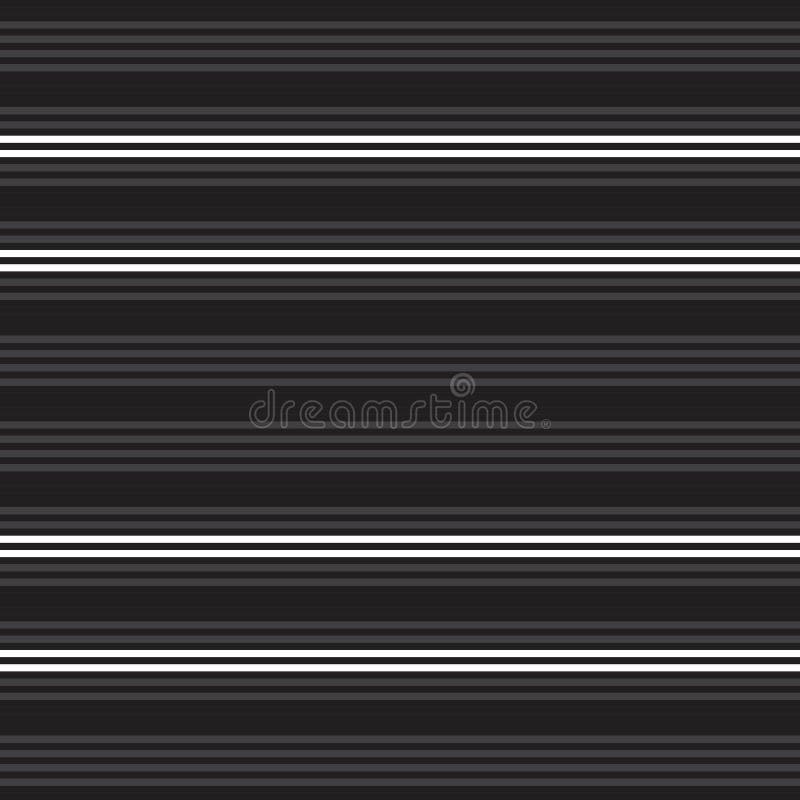 Black and White Stripe Seamless Pattern Background in Horizontal Style ...
