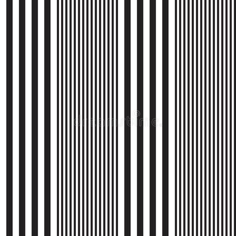 Black and White Stripe Seamless Pattern Background in Vertical Style ...