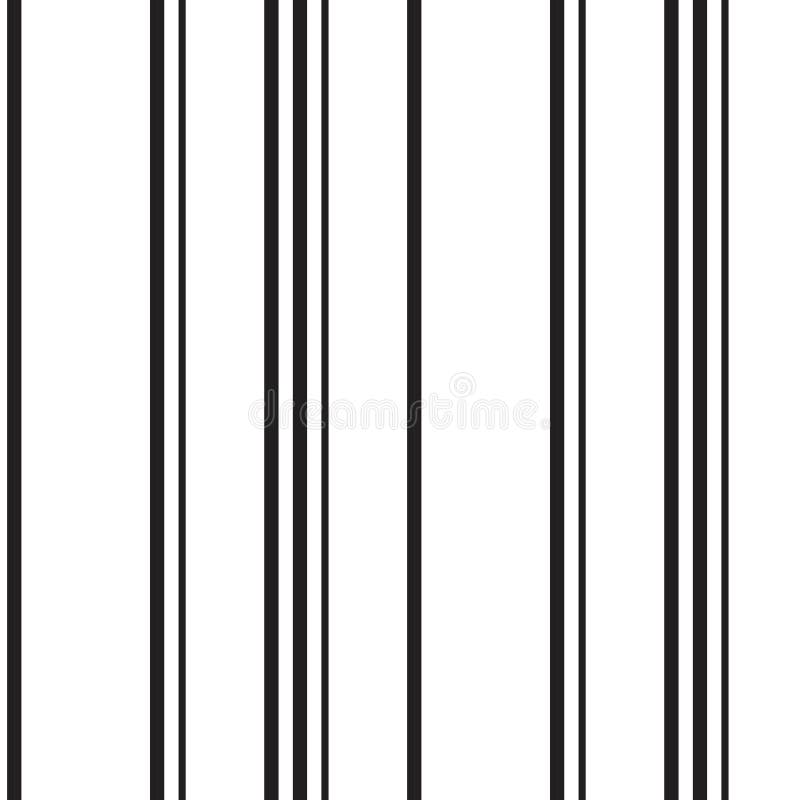 Black and White Stripe Seamless Pattern Background in Vertical Style ...