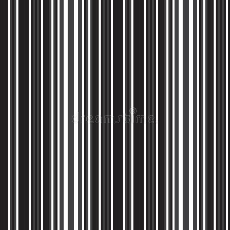 Black and White Stripe Seamless Pattern Background in Vertical Style ...