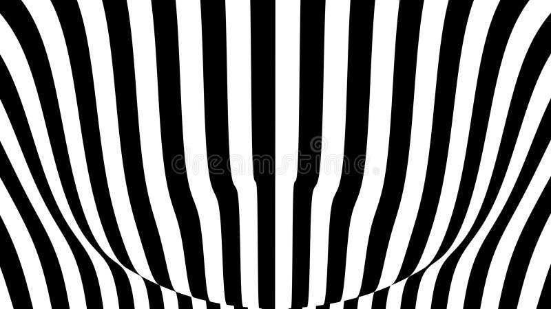 Black and White Striped Abstract Animation Stock Video - Video of ...