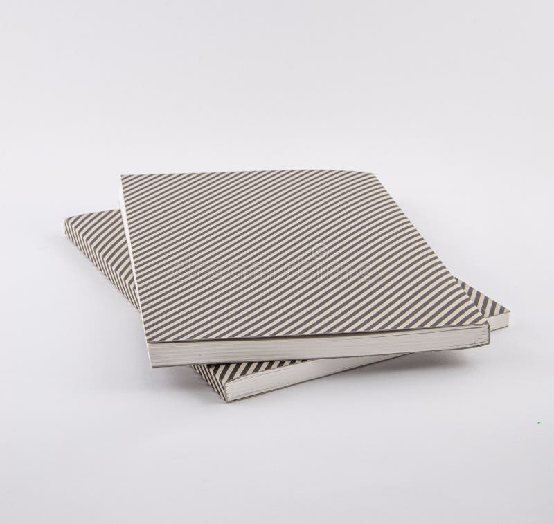Black and White Striped Expensive Notebook Stock Image - Image of ...