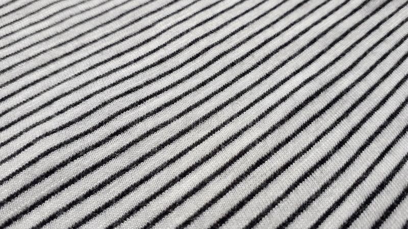 Black and White Striped Knitted Fabric. the Texture of the Fabric ...